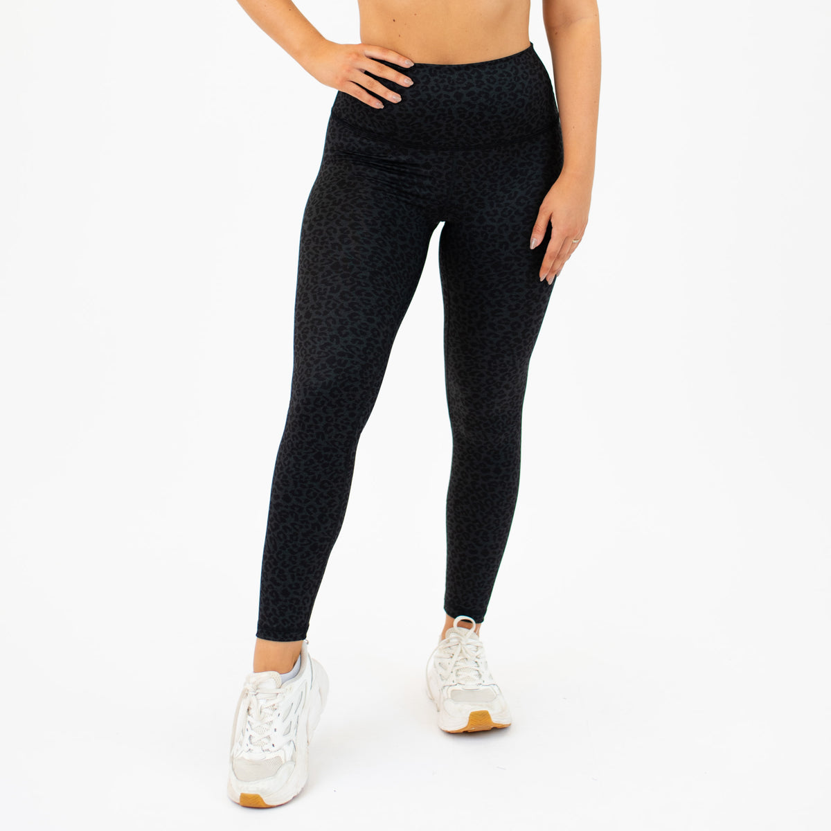 Black Leopard Legging 7/8 25" - El Toro — FLEO