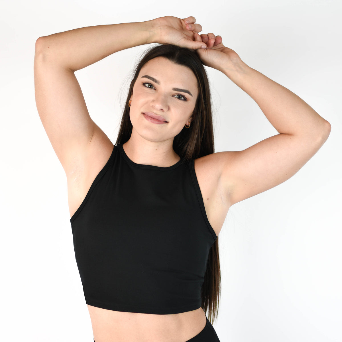 Tempo Crop Tank - Fitted — FLEO
