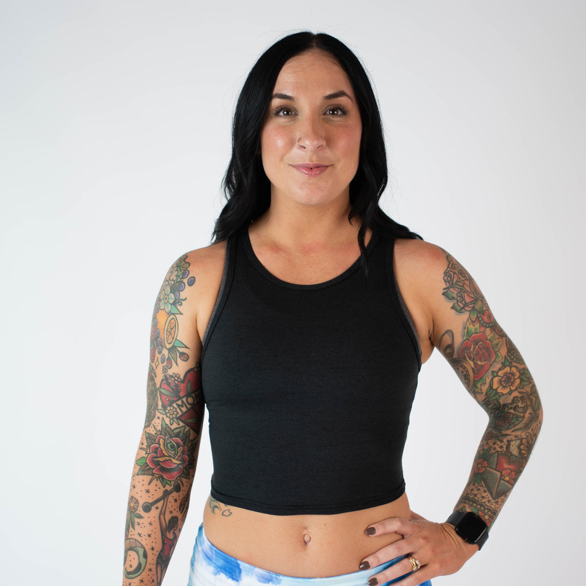 Tempo Crop Tank - Fitted — FLEO