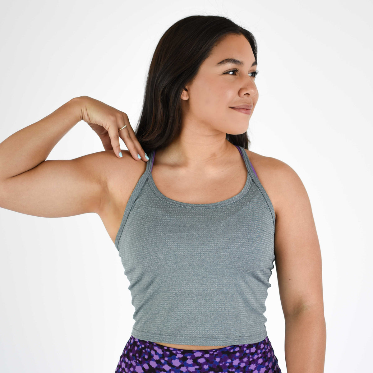 Switch Up Crop Tank - Fitted — FLEO